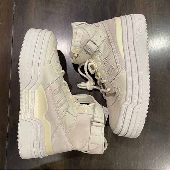 adidas Originals | Shoes | Nwt Adidas Triple Platform Hi Off White ...